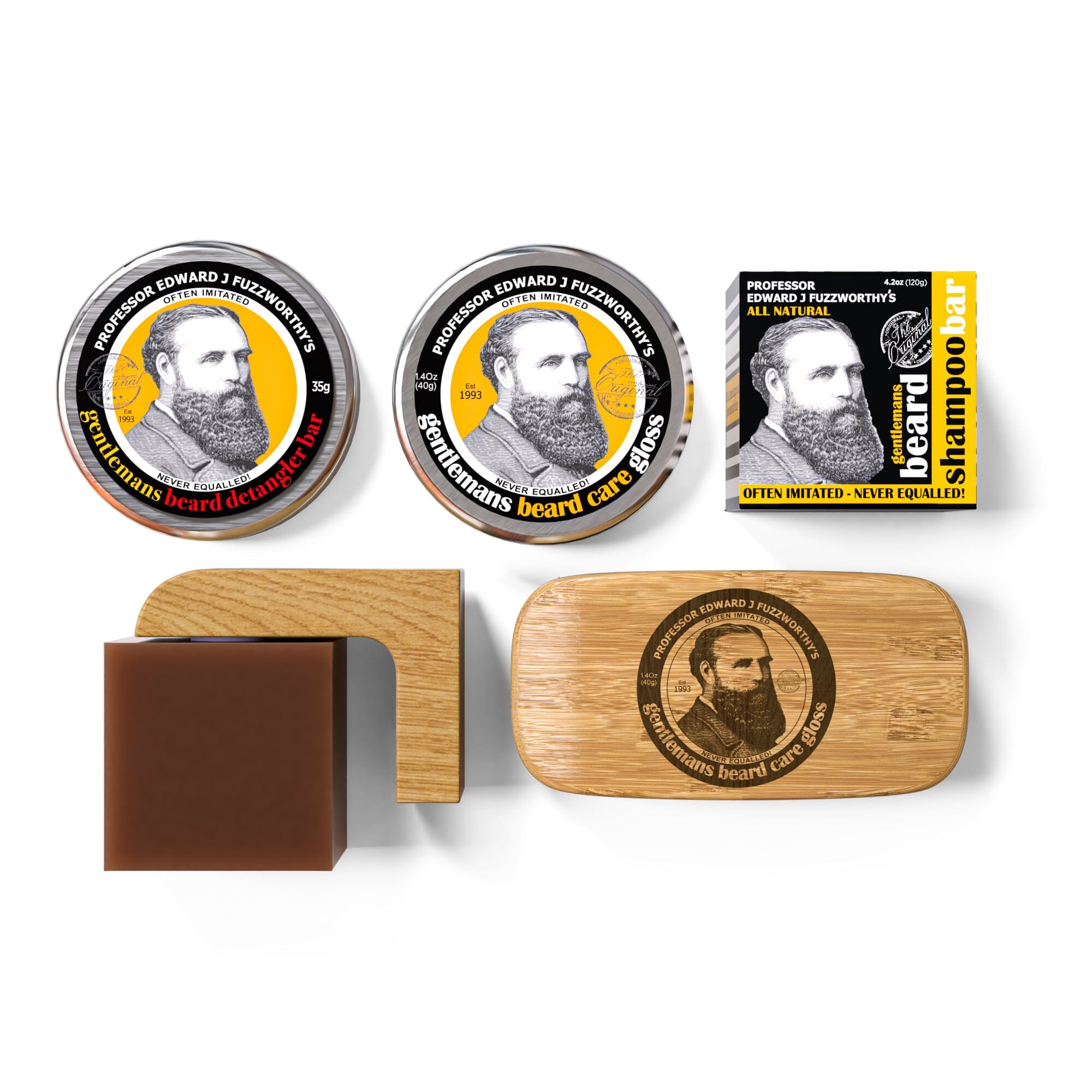 Tame the Mane - Deluxe Beard Kit – Professor Fuzzworthy Beard Care ...