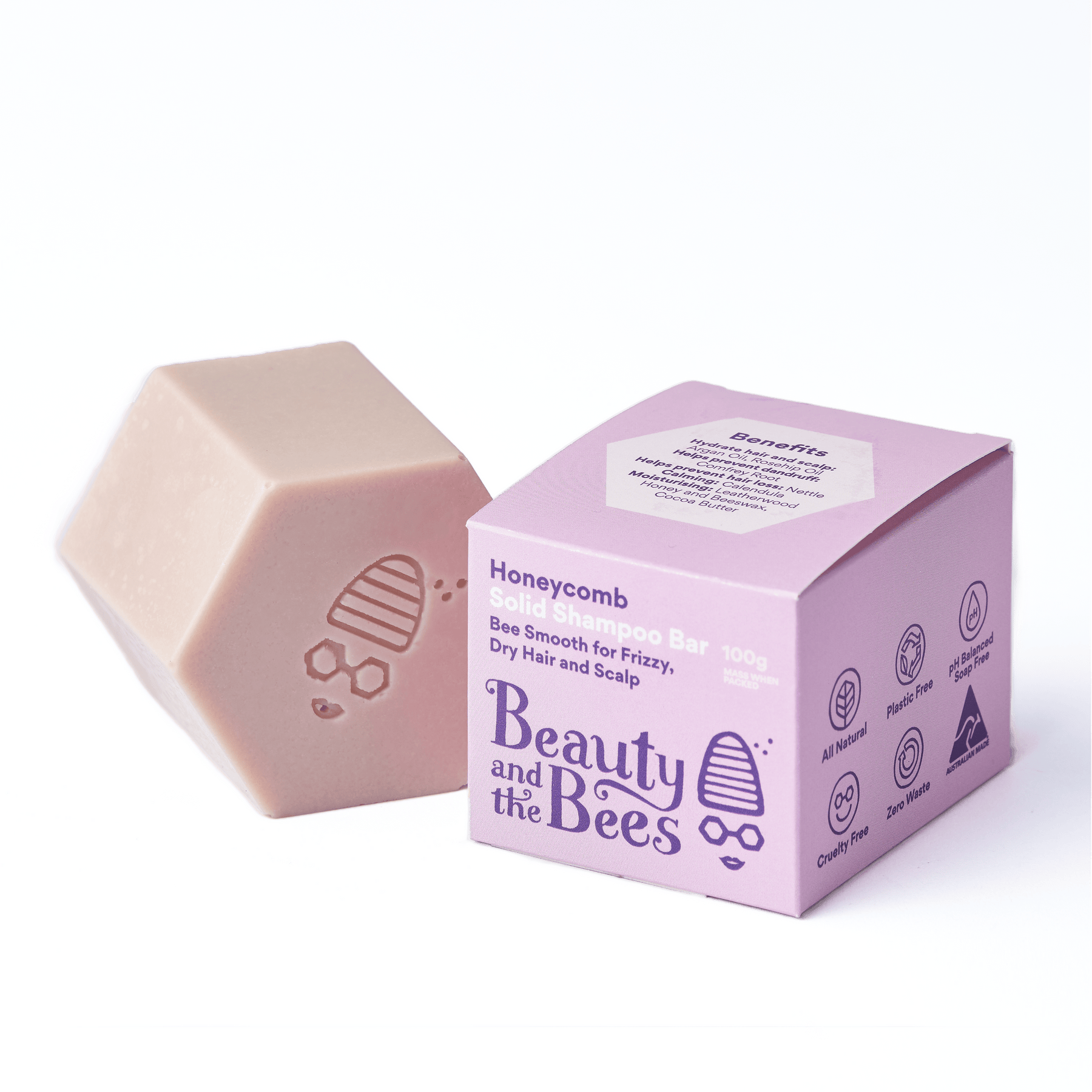 Bee Smooth for Dry / Frizzy Hair and Scalp - pH Balanced Shampoo Bar ...